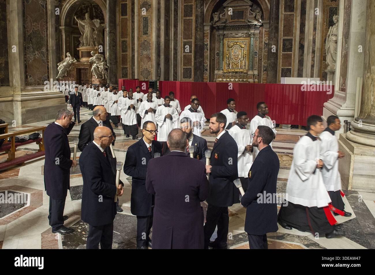 **NO LIBRI** Italy, Rome, Vatican, 2026/1/6 Pope leo XIV presides over ...