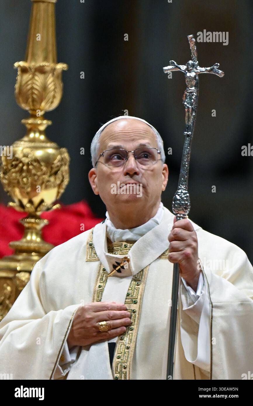 **NO LIBRI** Italy, Rome, Vatican, 2026/1/6 Pope leo XIV presides over ...