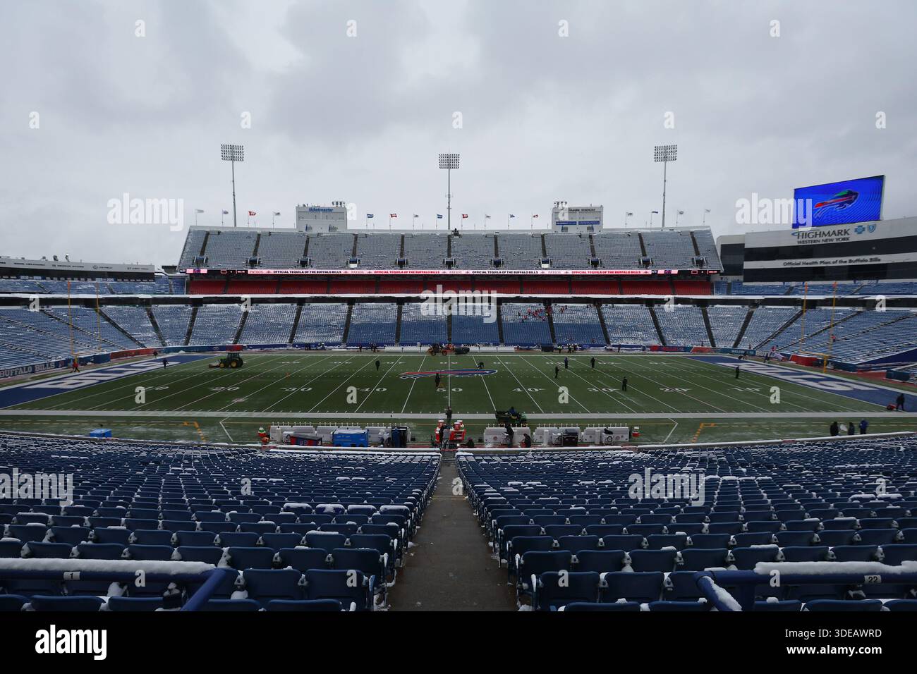 A general interior view of Highmark Stadium prior to the first half of ...