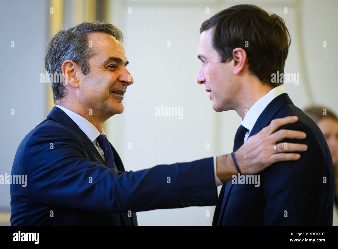 Paris, France. 06th Jan, 2026. Greece's Prime Minister Kyriakos ...