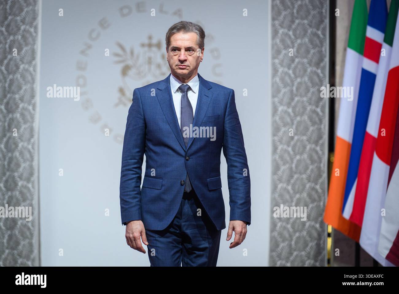 Paris, France. 06th Jan, 2026. Slovenia's Prime Minister Robert Golob ...