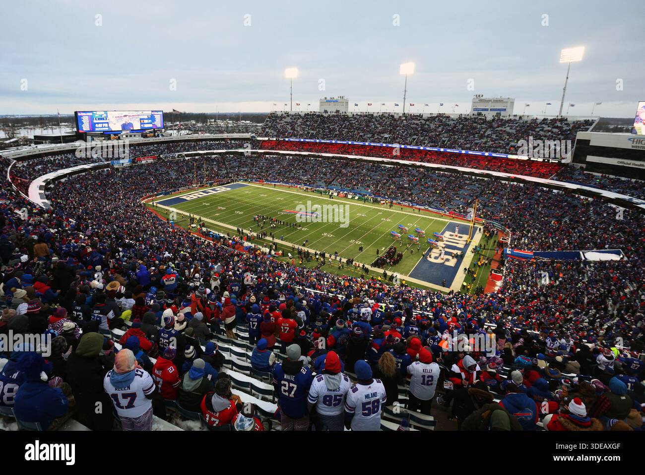 A general interior view of Highmark Stadium prior to the first half of ...
