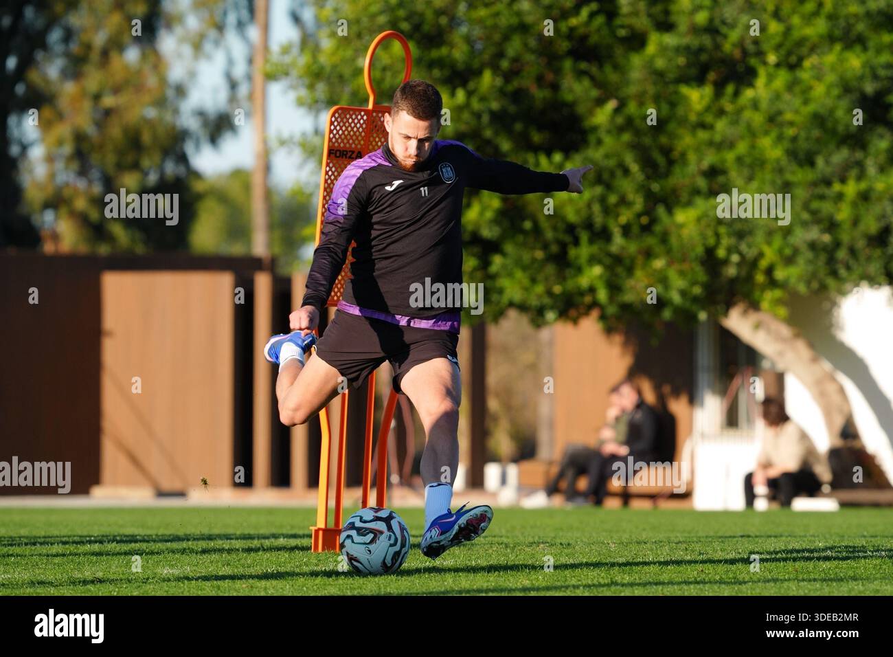 Anderlecht's Thorgan Hazard pictured during a training session at the ...