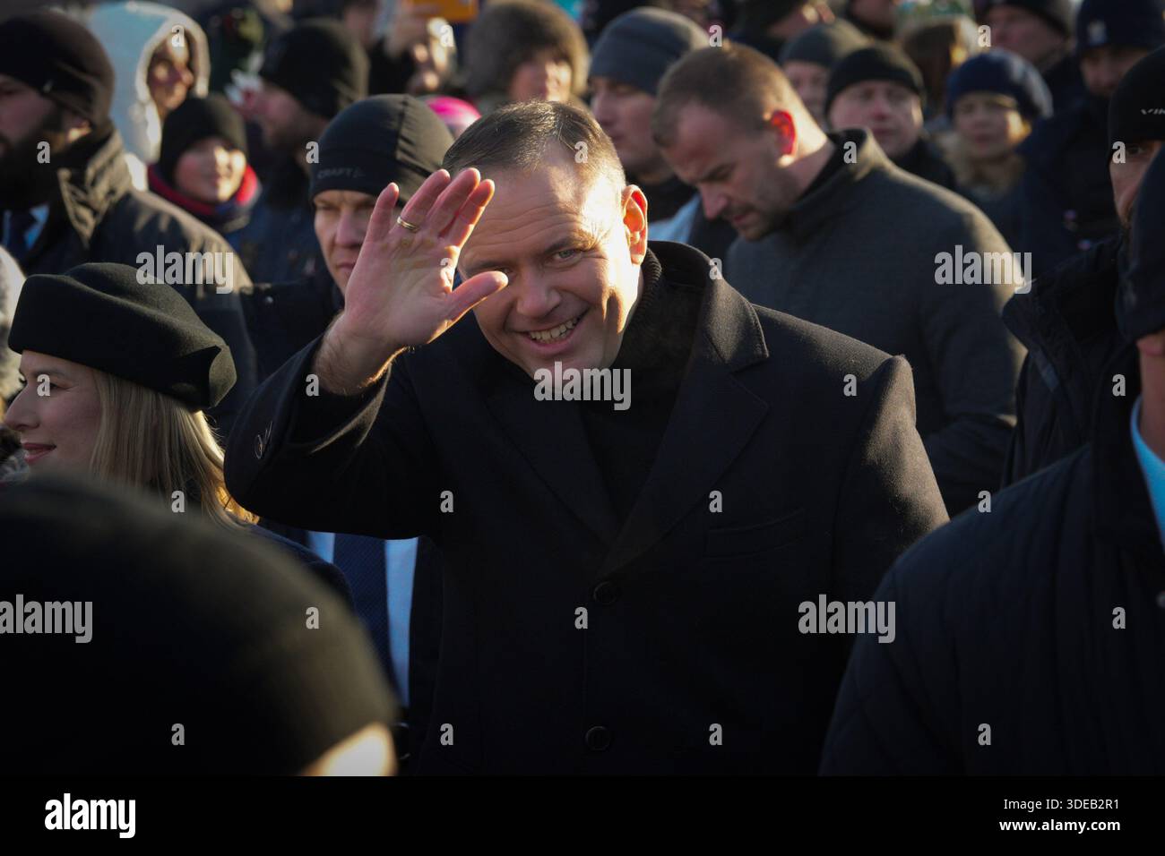 Polish President Karol Nawrocki is seen during the Three Kings ...