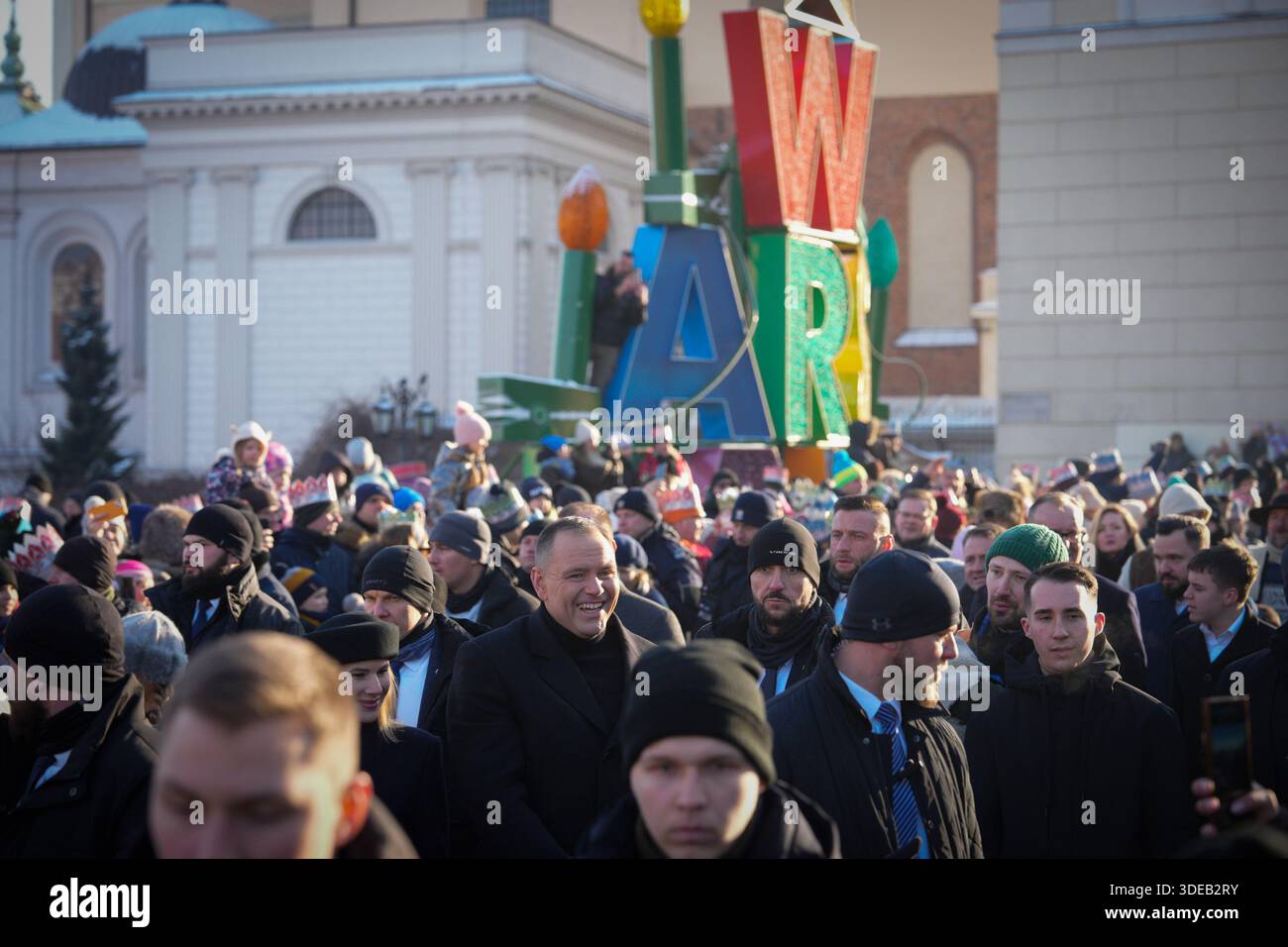 Polish President Karol Nawrocki is seen during the Three Kings ...