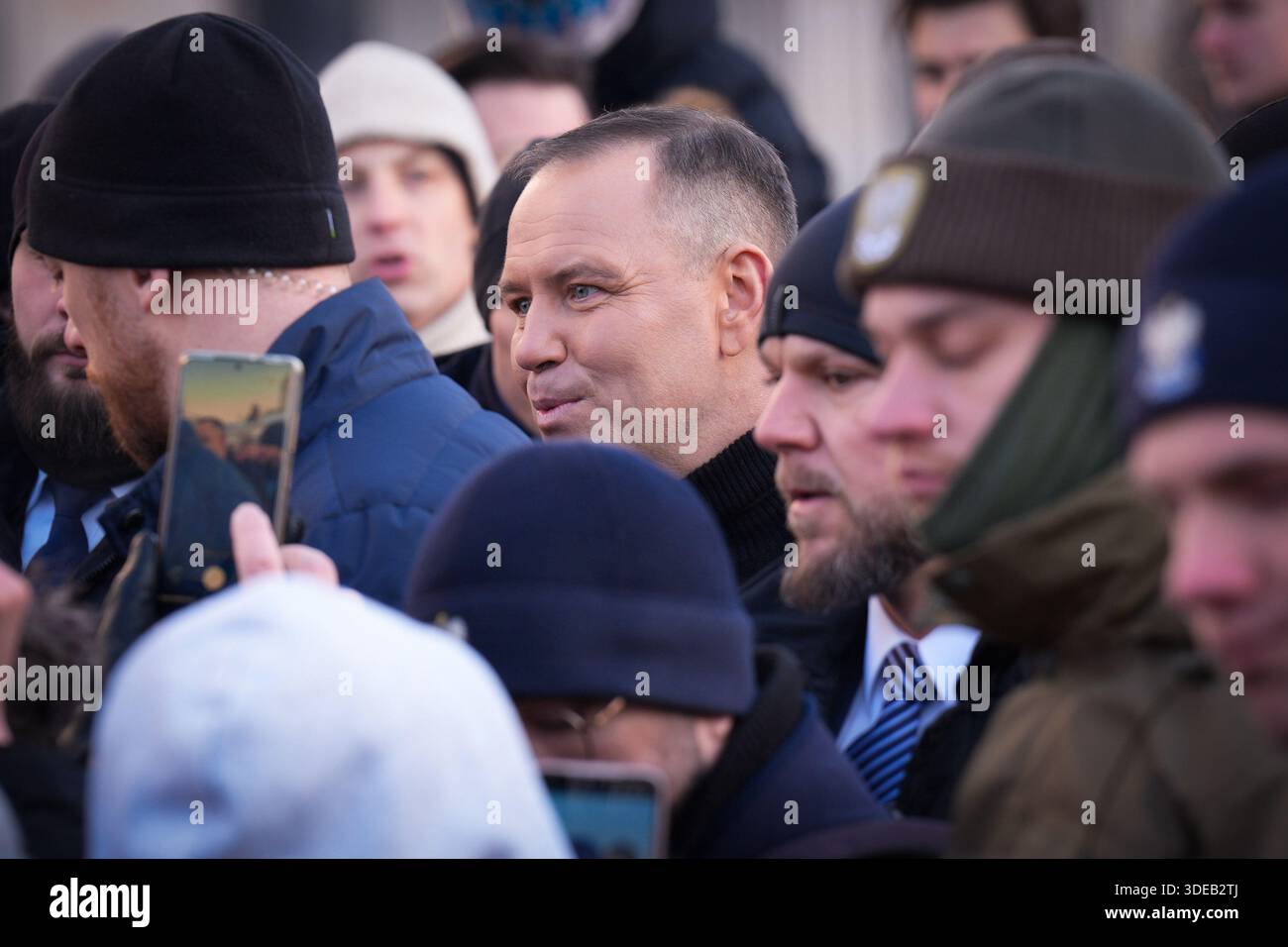 Polish President Karol Nawrocki is seen during the Three Kings ...