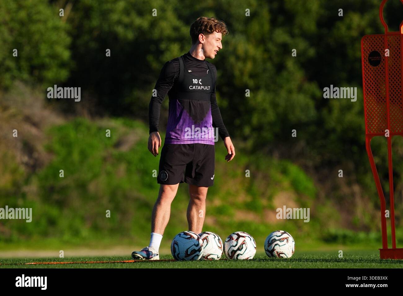 Anderlecht's Yari Verschaeren pictured during a training session at the ...