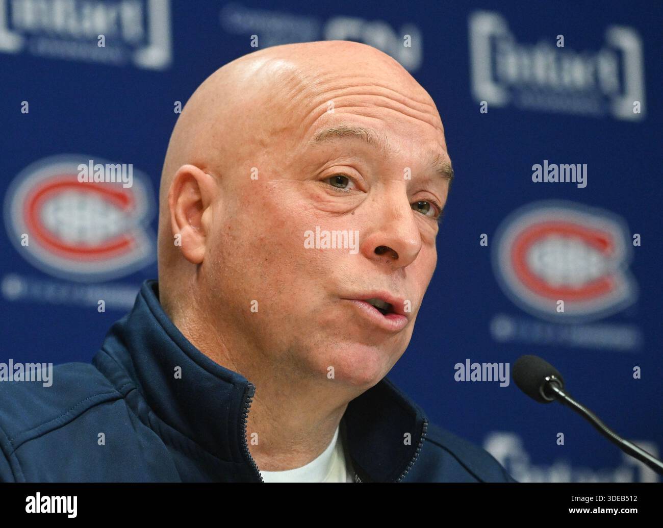Montreal Canadiens General Manager Kent Hughes gives a mid-season ...