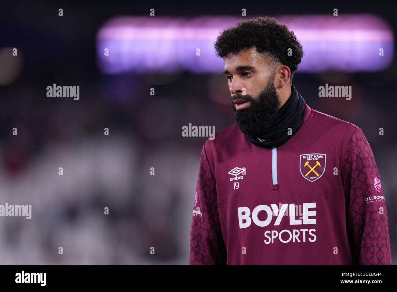 Pablo Felipe of West Ham United ahead of the Premier League match West ...