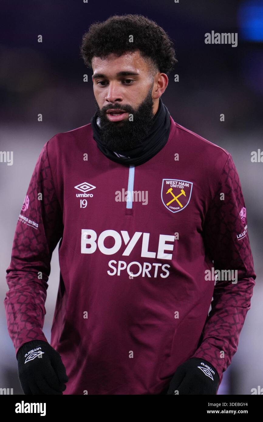 Pablo Felipe of West Ham United ahead of the Premier League match West ...