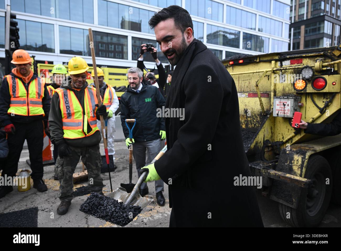 Photo by: NDZ/STAR MAX/IPx 2026 1/6/26 Mayor Zohran Mamdani joins the ...