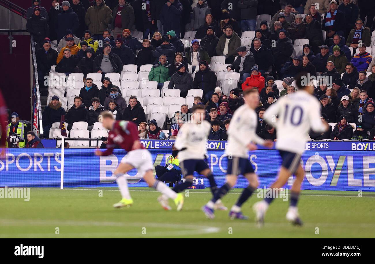 London, England, 6th January 2026. empty seats are seen in the stadium ...