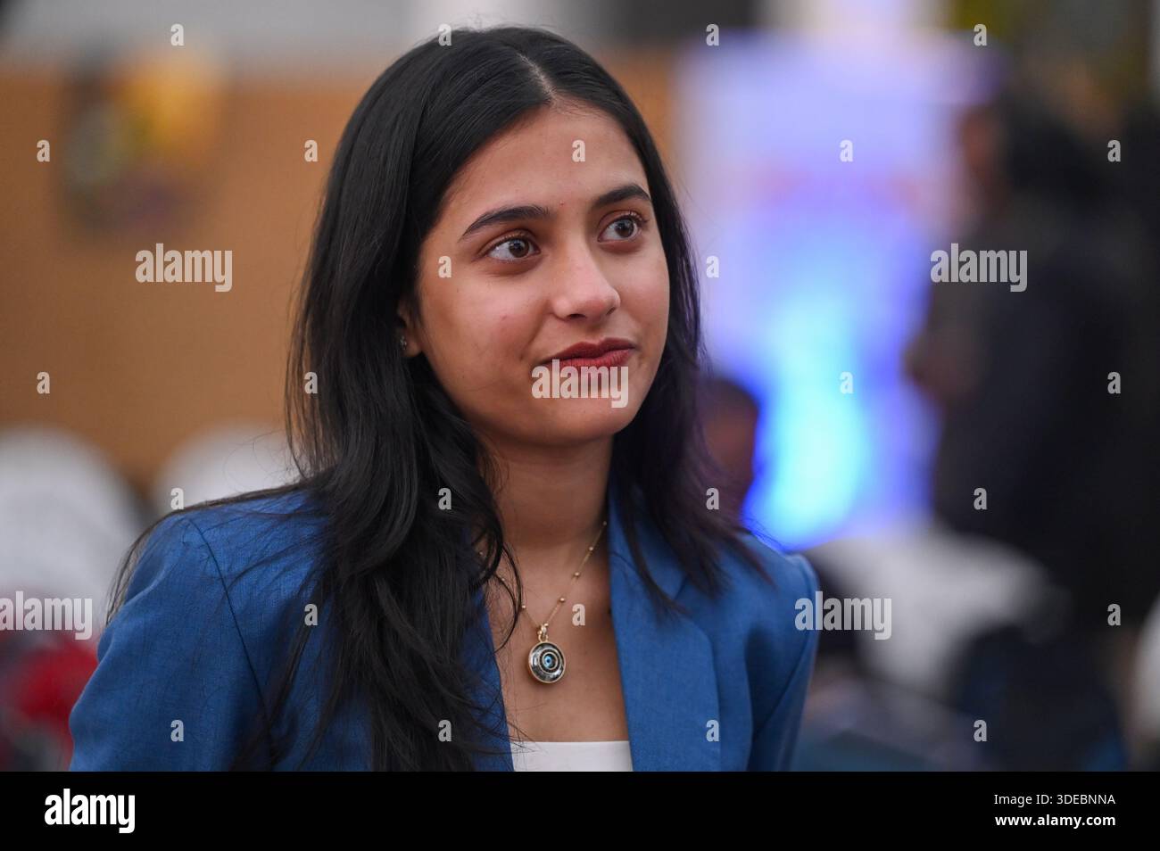 KOLKATA, INDIA - JANUARY 6: Indian Grandmaster Divya Deshmukh during ...