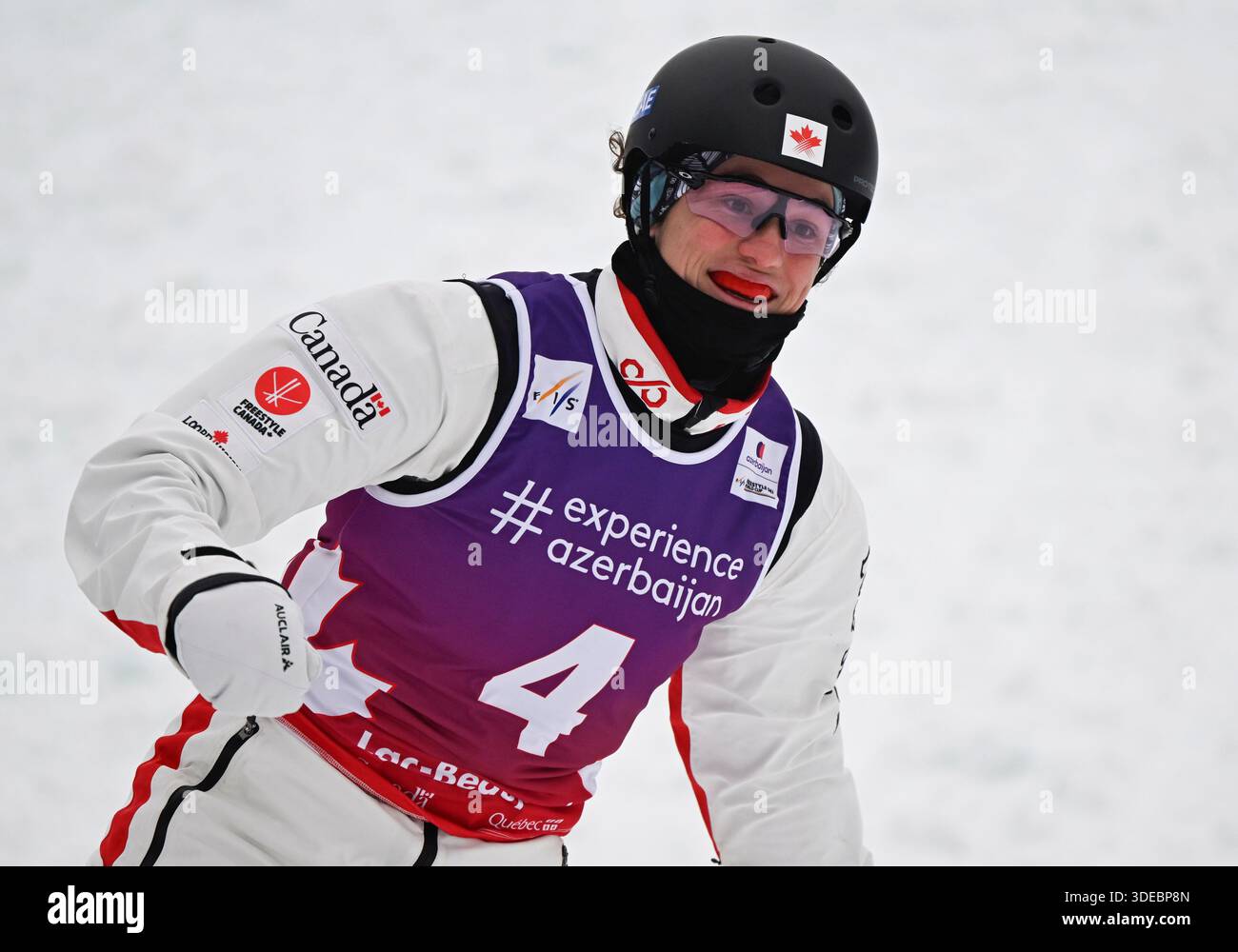 Team Canada Marion Thenault, of Sherbrooke, Que., reacts to her super ...