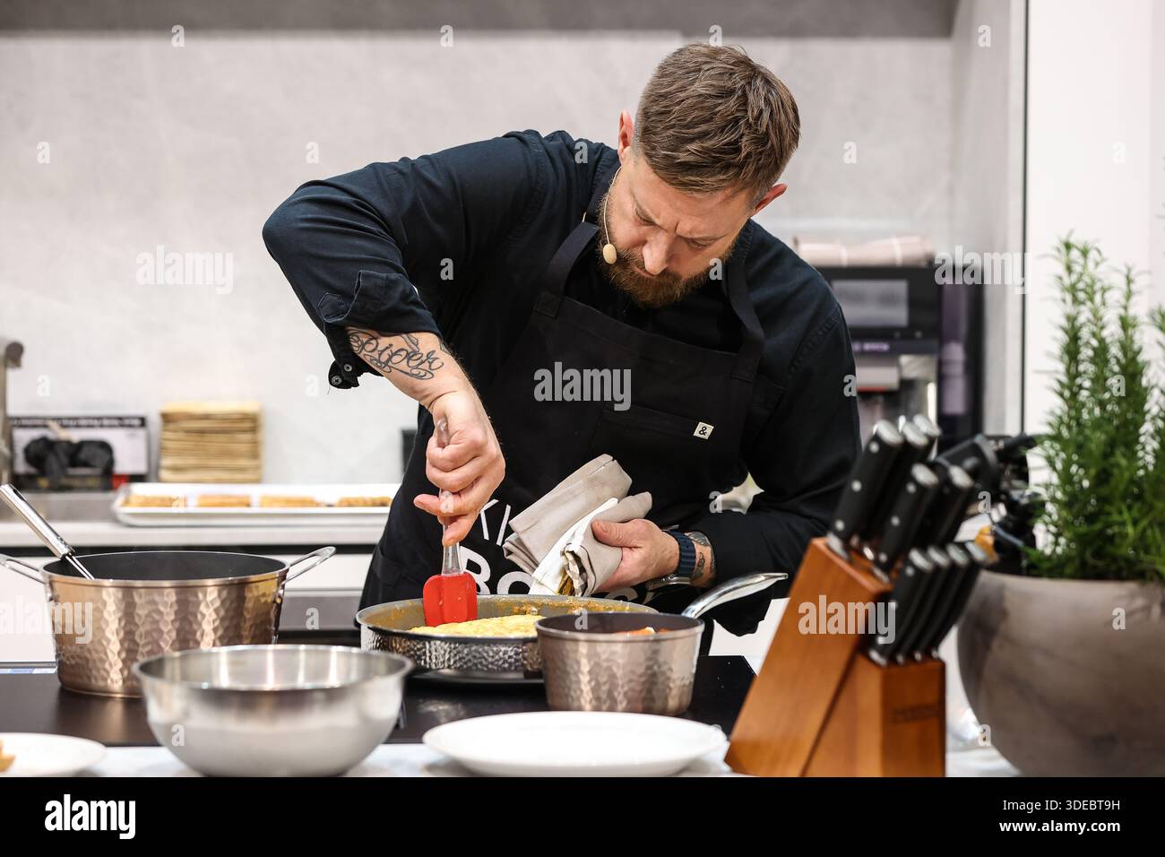January 6, 2026: Celebrity Chef Bryan Voltaggio prepares a meal at the ...
