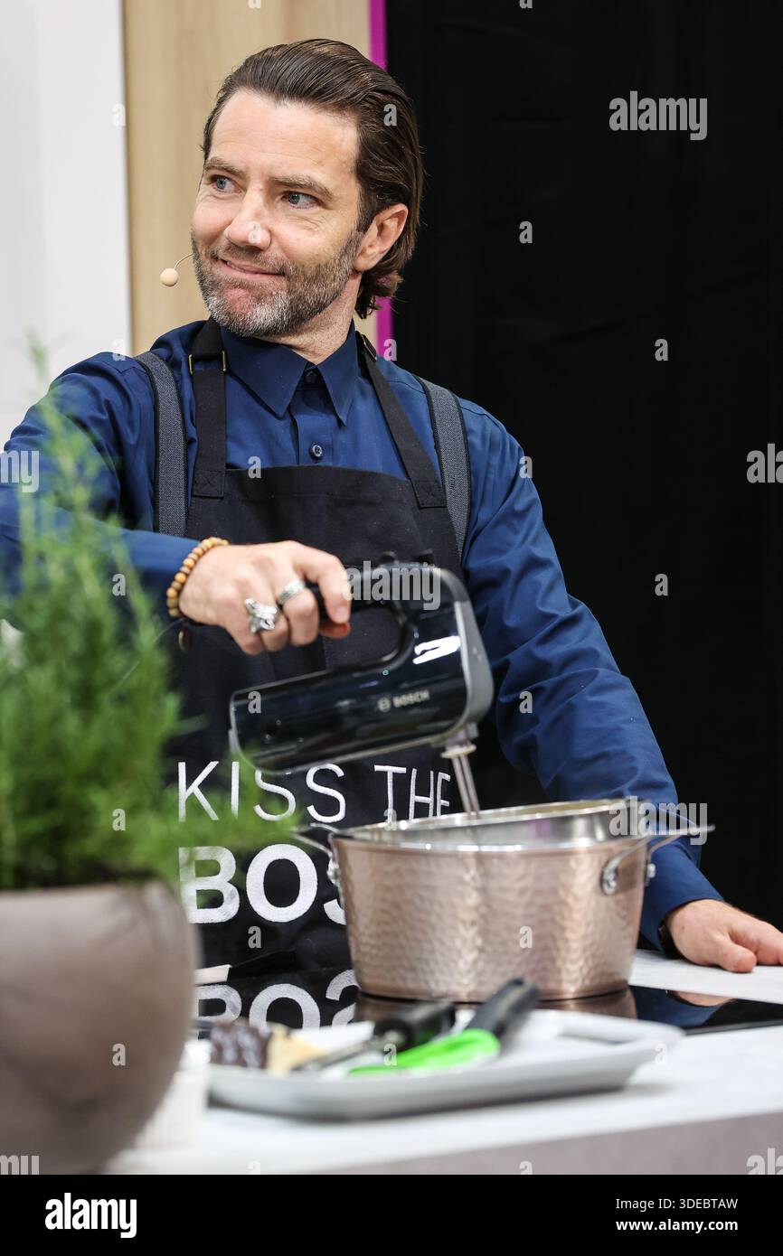 January 6, 2026: Celebrity Chef Marcel Vigneron prepares a meal at the ...