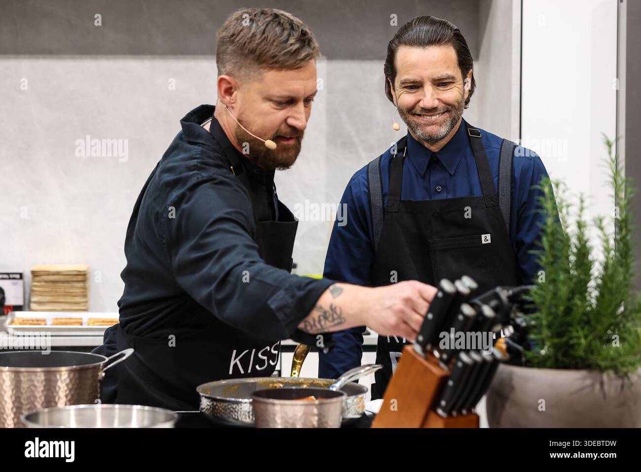 January 6, 2026: (L-R) Celebrity Chef Bryan Voltaggio and Marcel ...