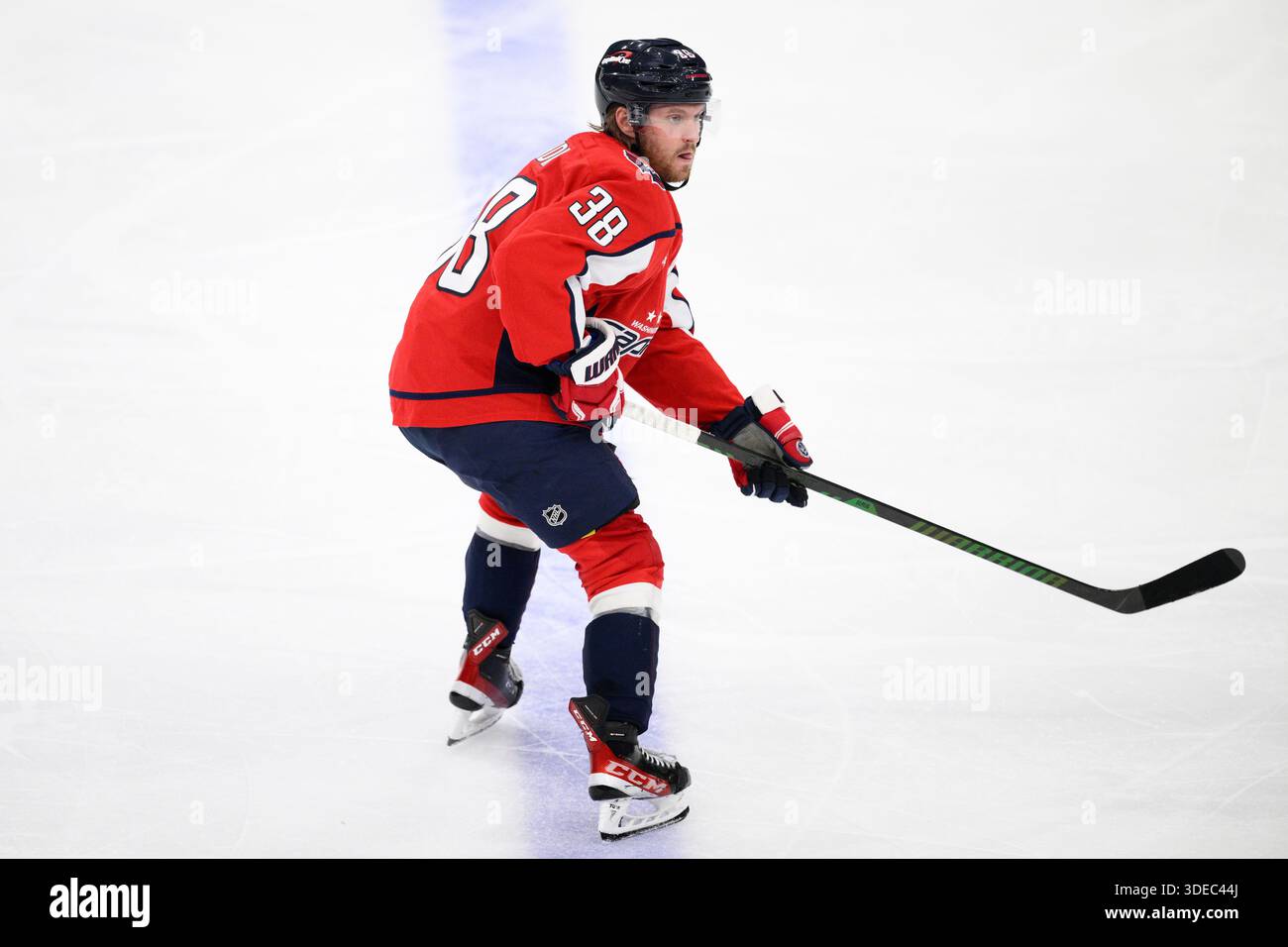 Washington Capitals defenseman Rasmus Sandin (38) in action during the ...