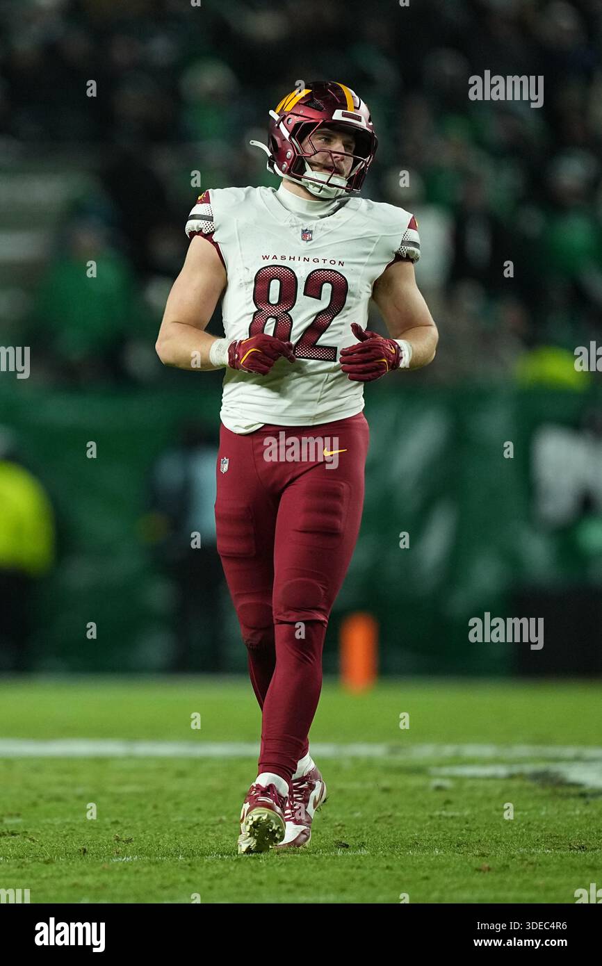 Washington Commanders' Ben Sinnott in action during an NFL football ...