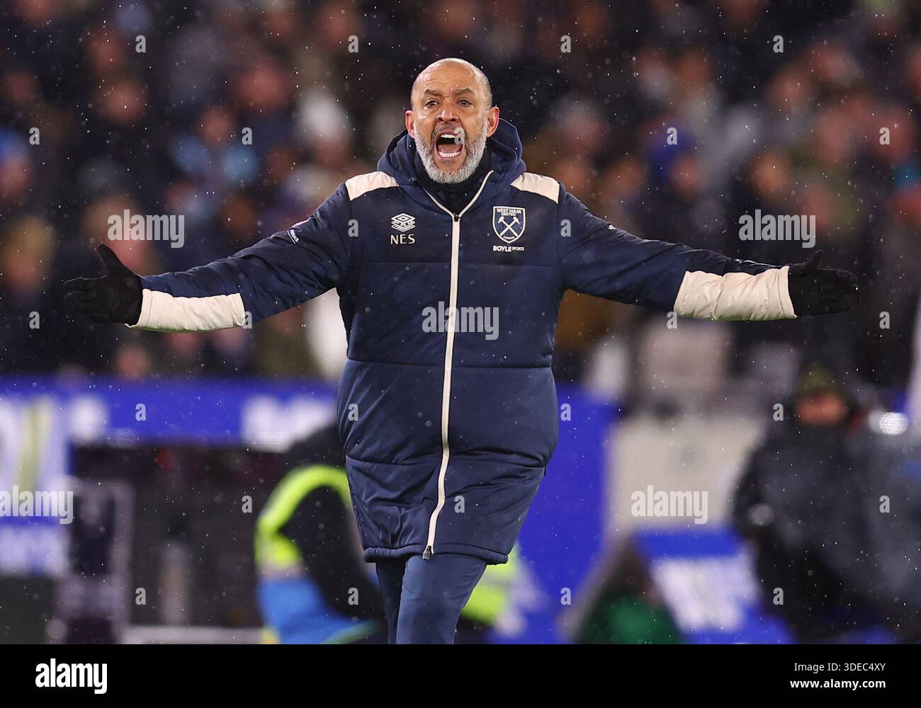 London, England, 6th January 2026. Nuno Espirito Santo, manager of West ...
