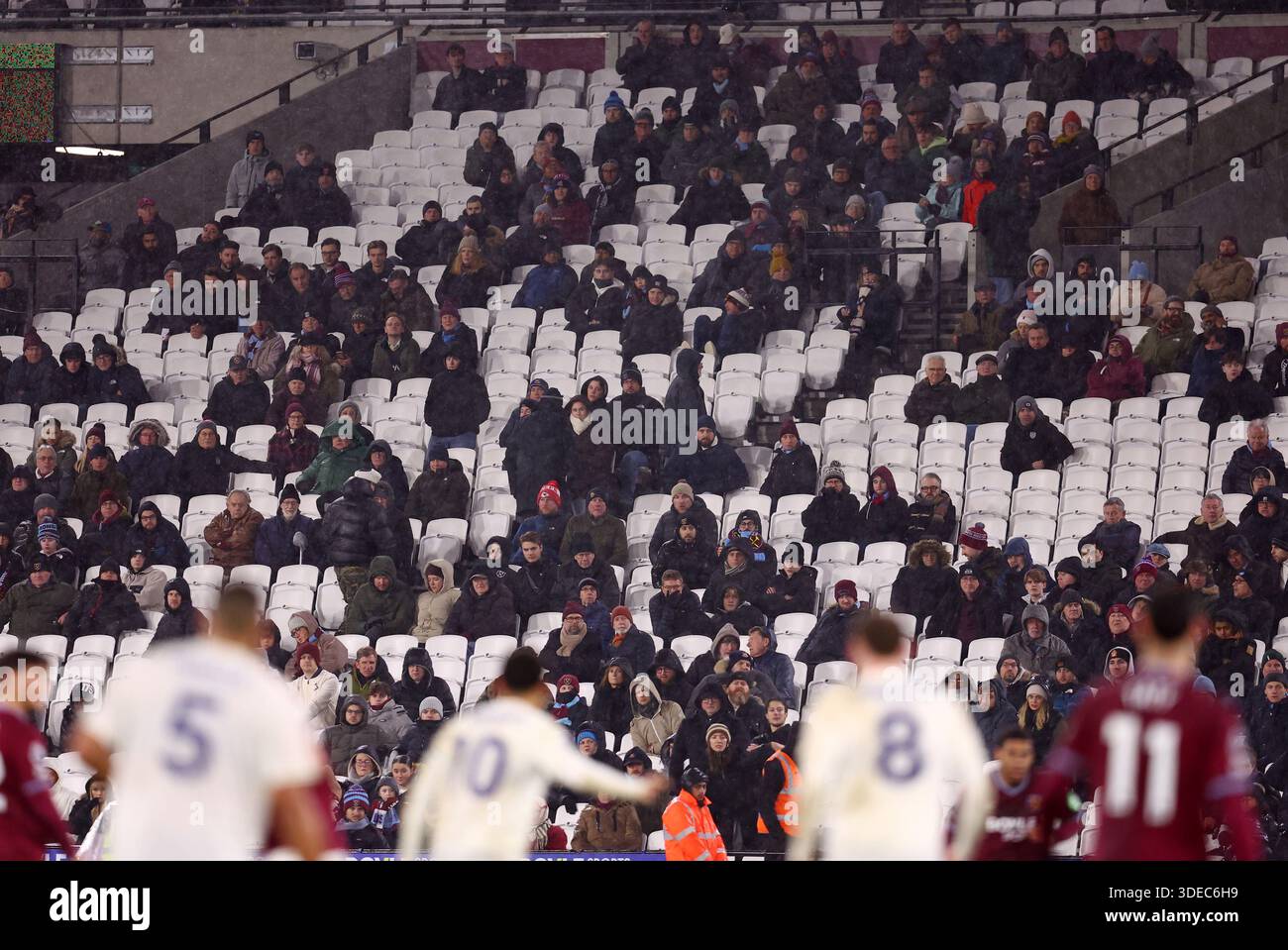 London, England, 6th January 2026. empty seats are seen in the stadium ...