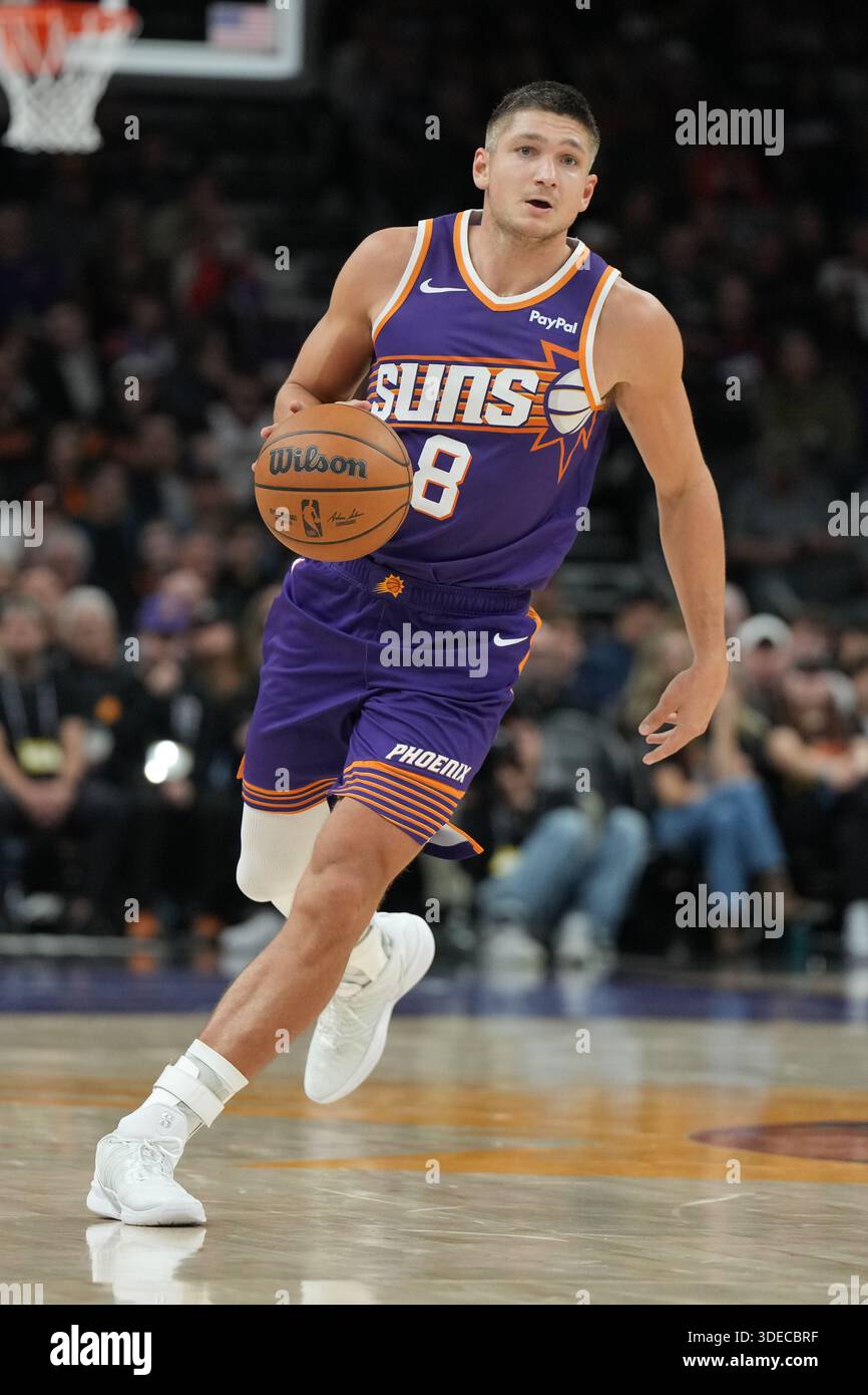 Phoenix Suns guard Grayson Allen (8) during the second half of an NBA ...