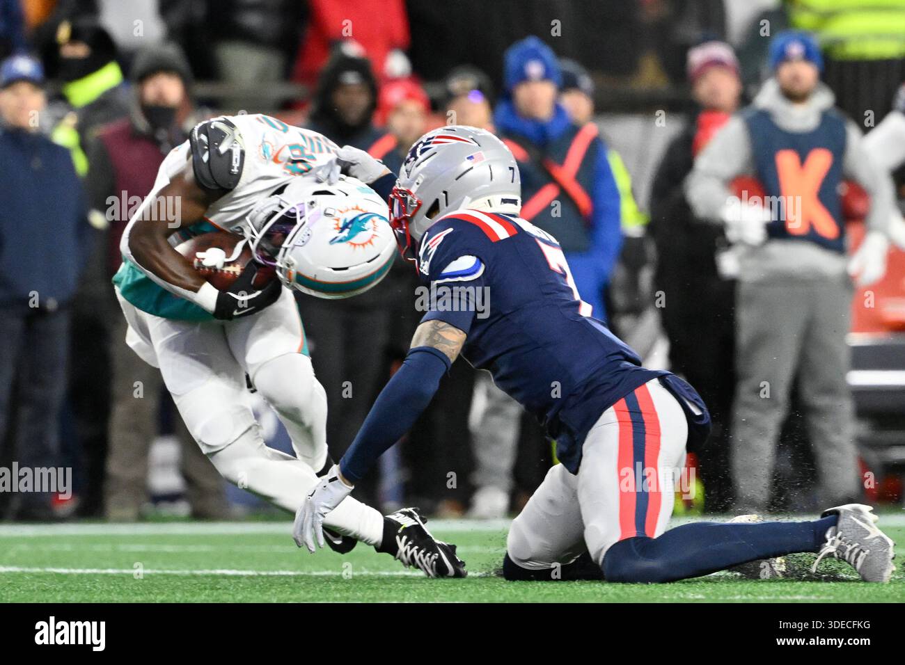 Jan 4, 2026; Foxboro, Massachusetts, USA; New England Patriots ...