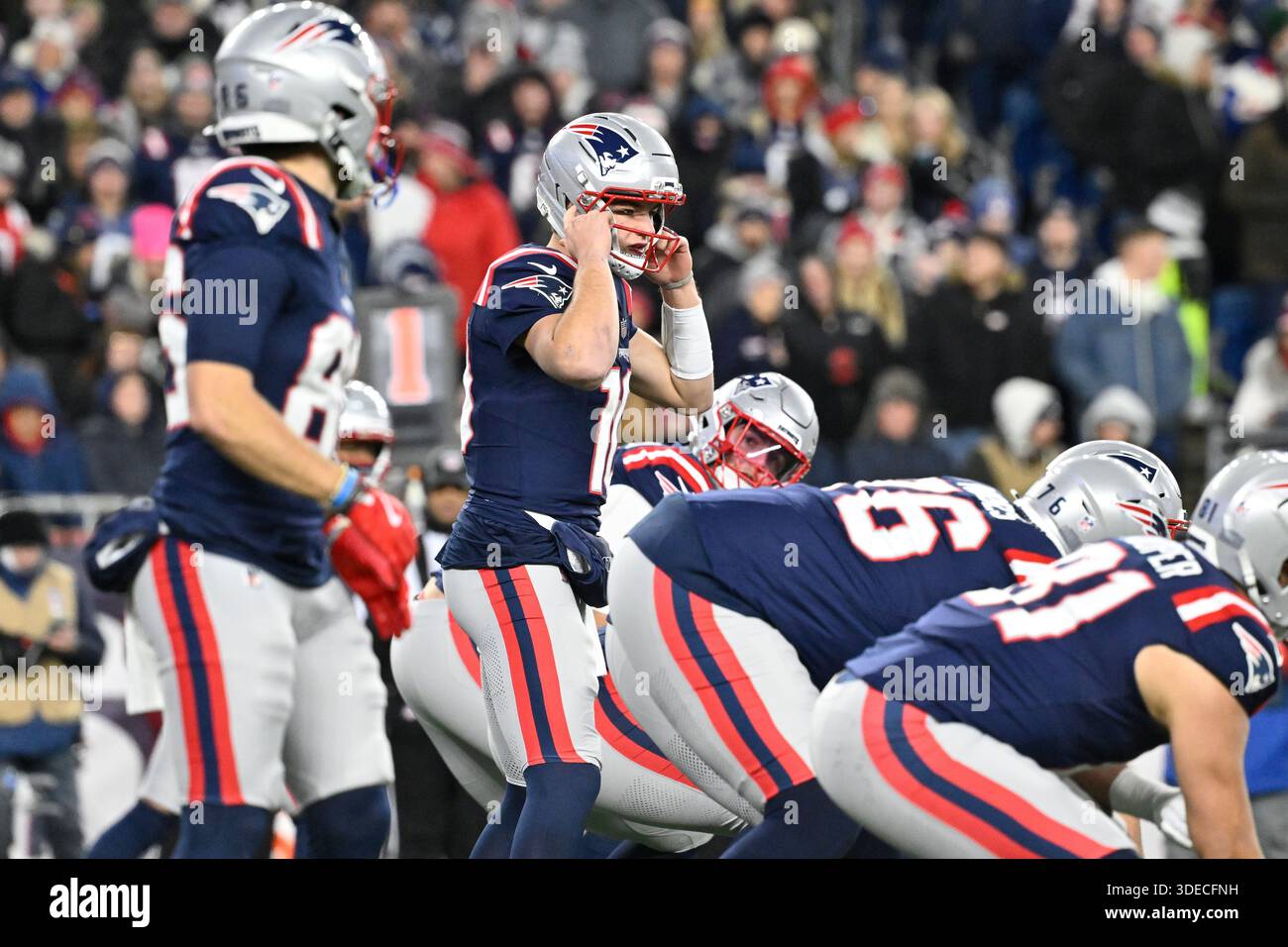 Jan 4, 2026; Foxboro, Massachusetts, USA; New England Patriots ...