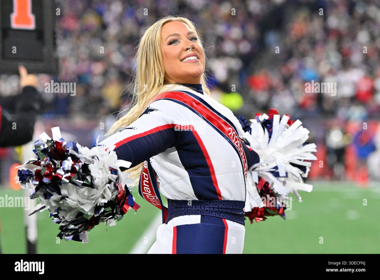 Jan 4, 2026; Foxboro, Massachusetts, USA; A New England Patriots ...