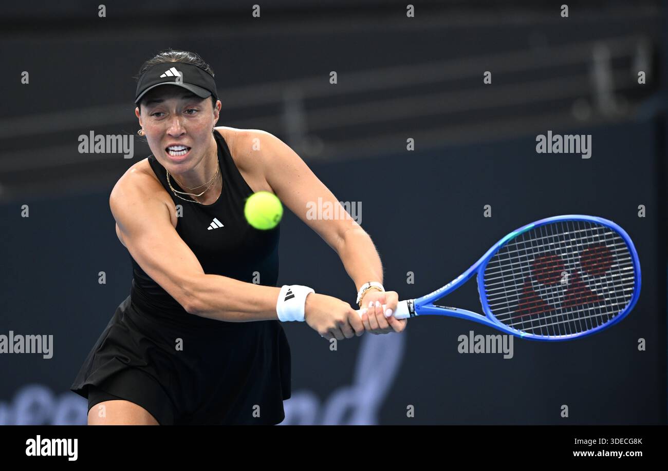 Jessica Pegula of the United States in action against Anna Kalinskaya ...