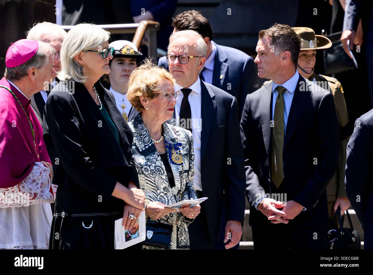 (L-R) Governor-General of Australia Sam Mostyn, Governor-General of NSW ...
