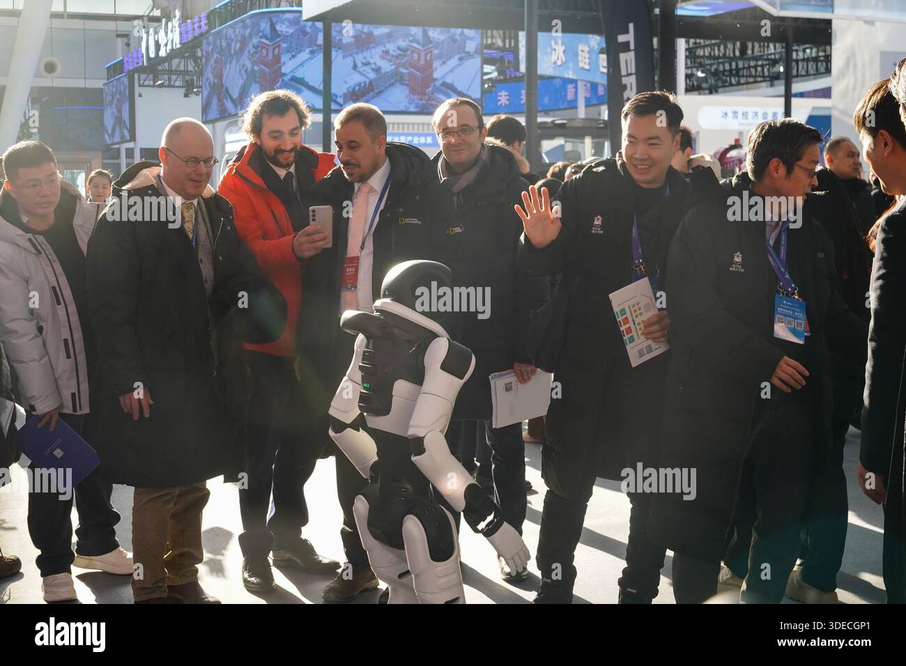 Harbin,China.6th January 2026. The 2026 Harbin International Ice and ...