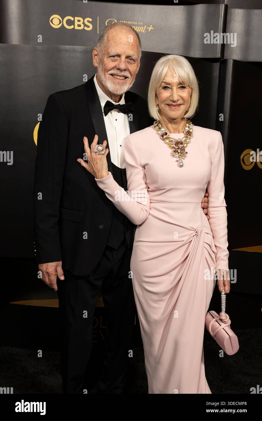Taylor Hackford and Helen Mirren attend the arrivals of Golden Eve: The ...