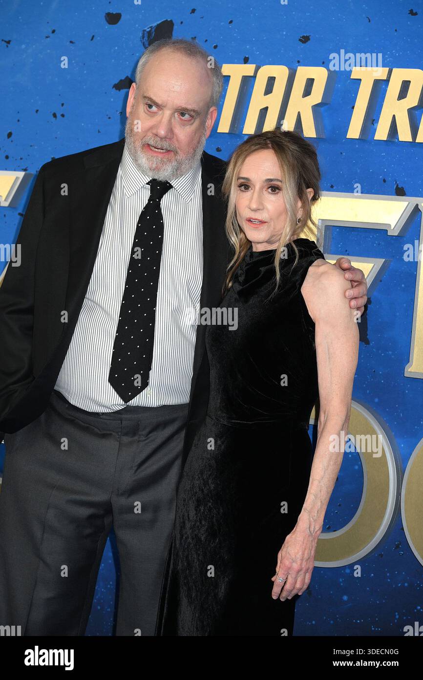 Paul Giamatti and Holly Hunter attends the STAR TREK: STARFLEET ACADEMY ...