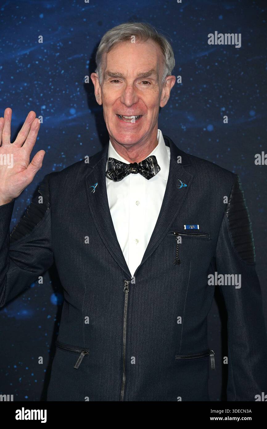 Bill Nye attends the STAR TREK: STARFLEET ACADEMY World Premiere at The ...