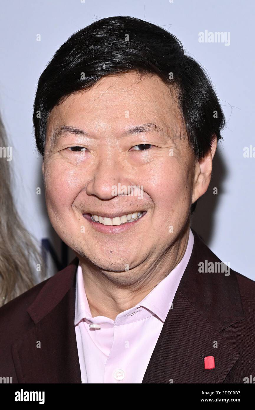 New York, USA. 06th Jan, 2026. Ken Jeong walking the red carpet at the ...