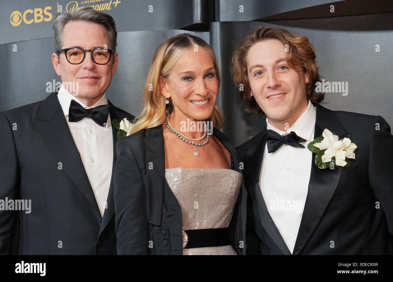 Matthew Broderick, from left, Sarah Jessica Parker and James Wilkie ...