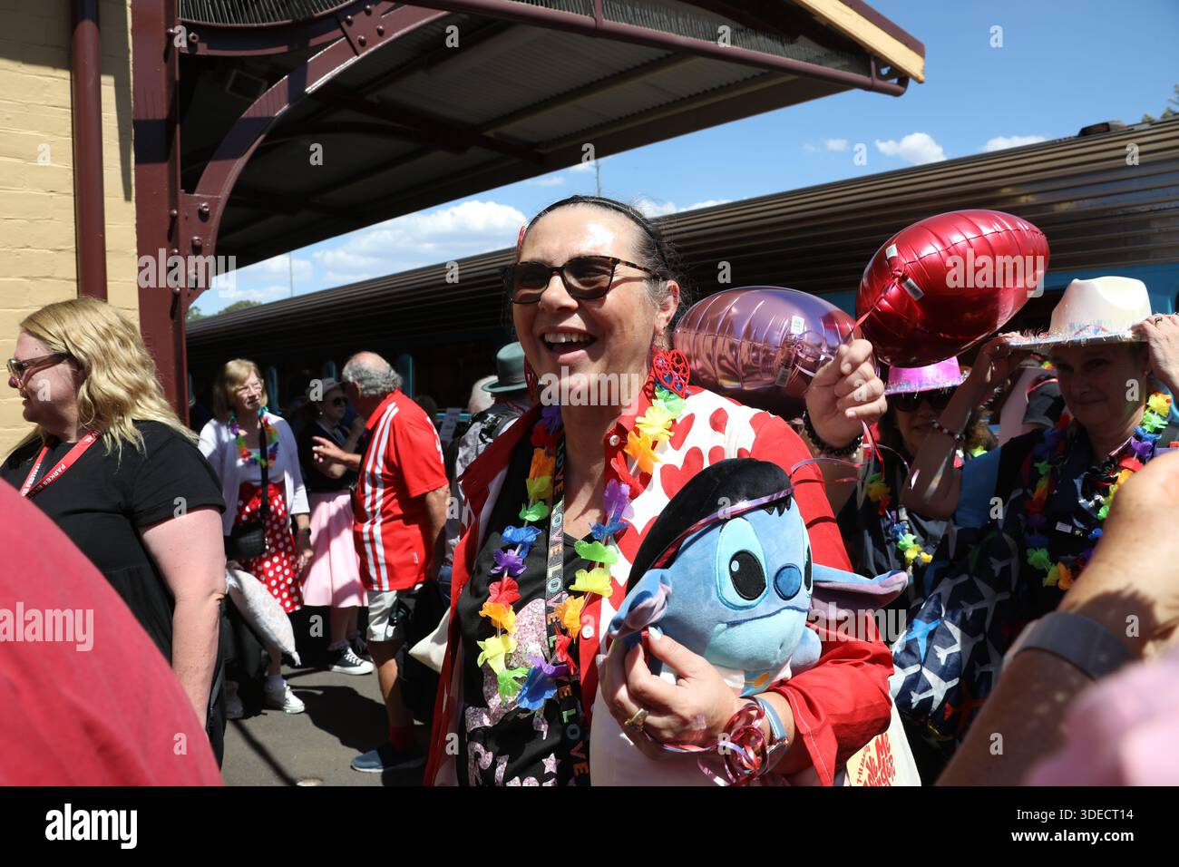 Parkes, NSW, Australia. 7th January 2026. The Elvis Express train from ...