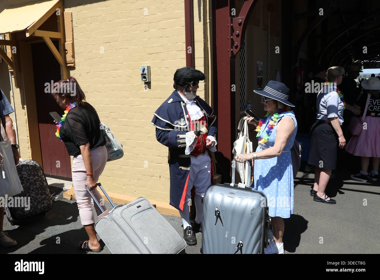 Parkes, NSW, Australia. 7th January 2026. The Elvis Express train from ...