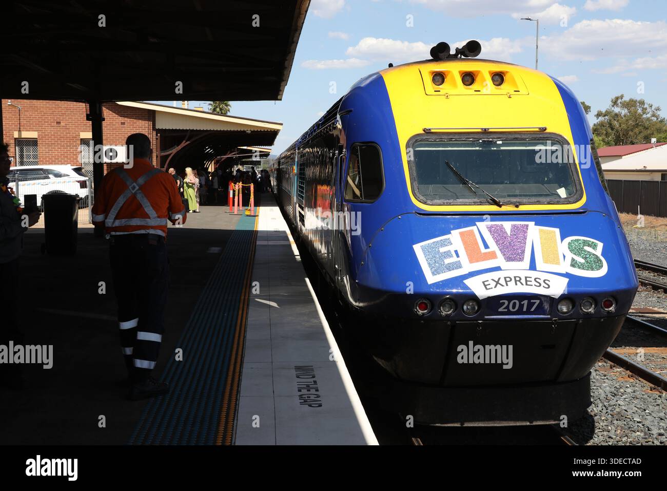 Parkes, NSW, Australia. 7th January 2026. The Elvis Express train from ...