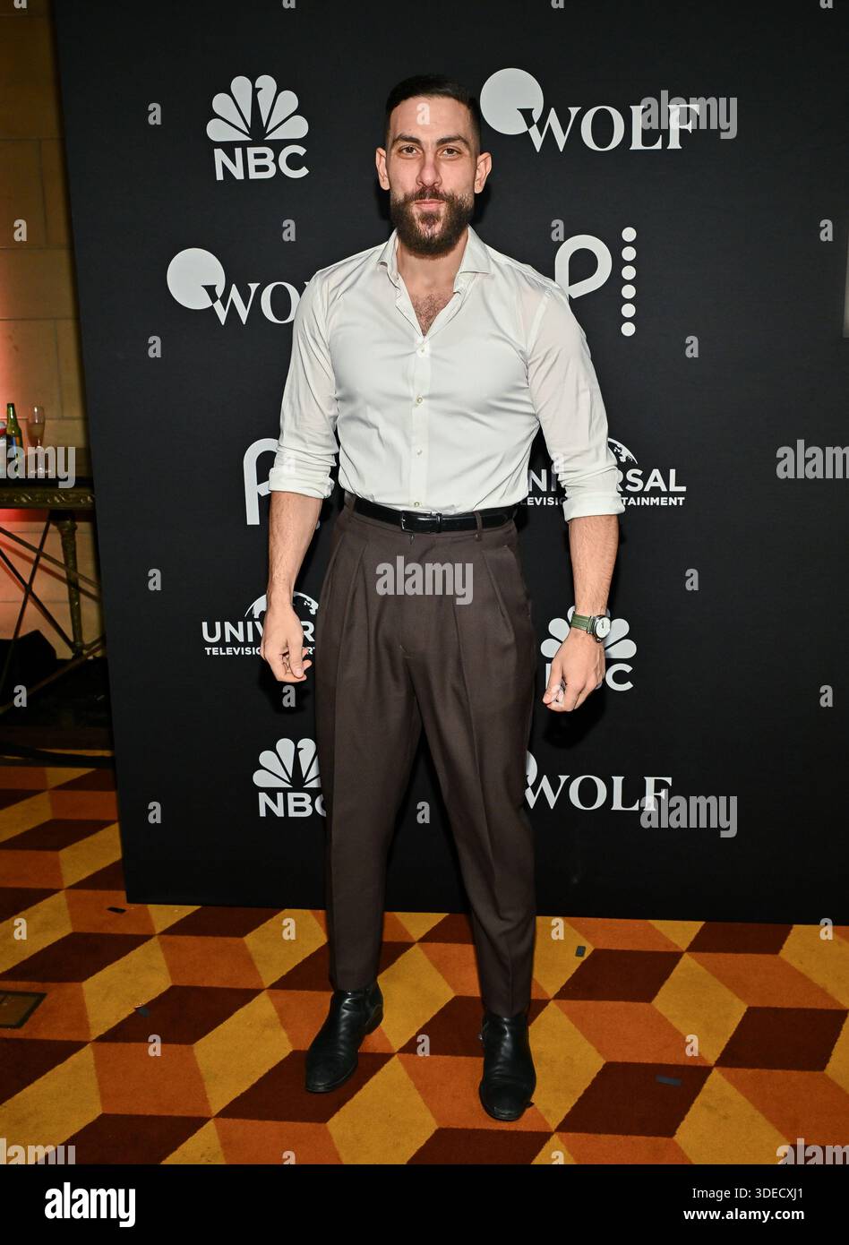 Zeeko Zaki attends the "Law & Order" 25th anniversary celebration at ...