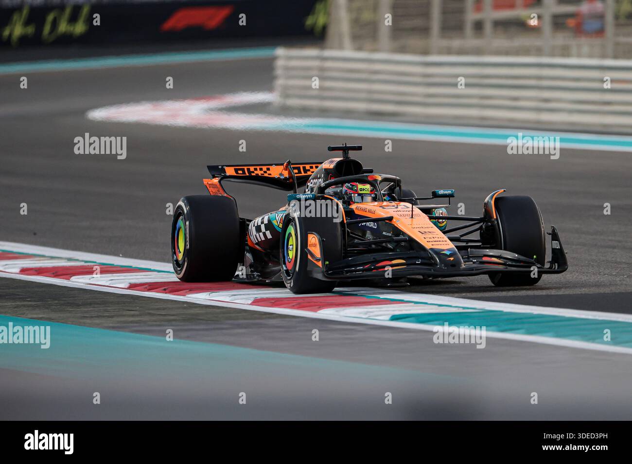 Oscar Piastri of Australia driving the F1 car 1 for the McLaren Formula ...