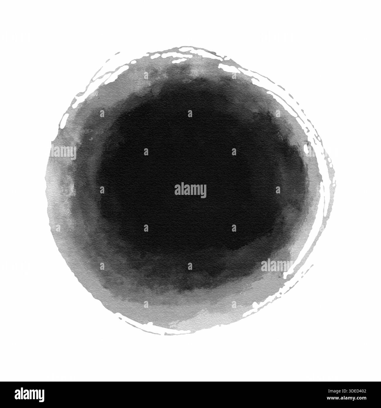 Watercolour wash black Stock Vector Images - Alamy