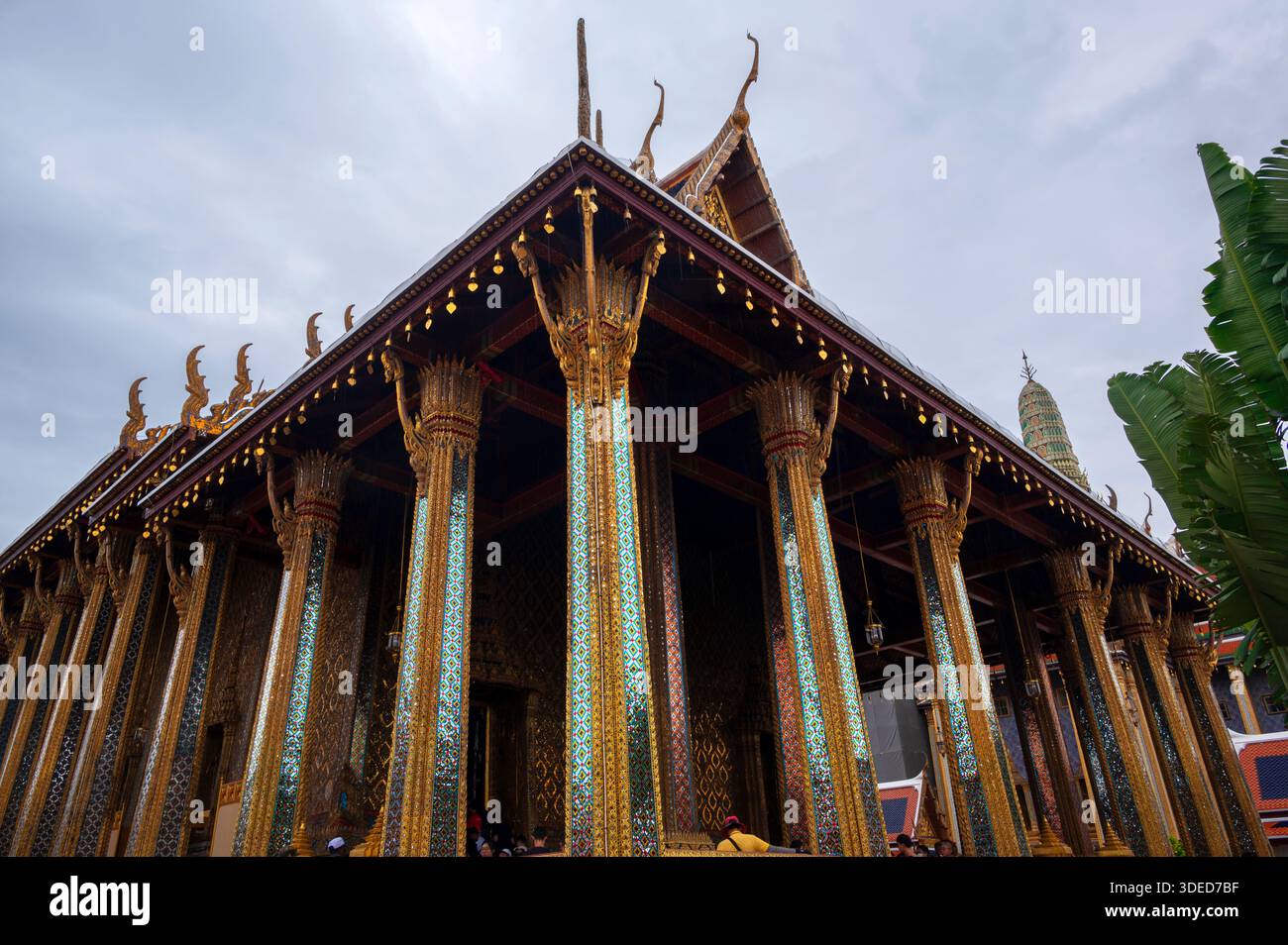 Temples inside the Grand Palace complex at the heart of Bangkok ...