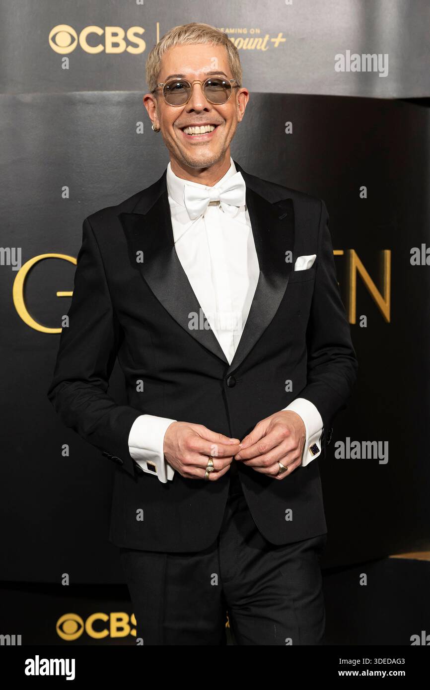 Karim Sattar attends the arrivals of Golden Eve: The Golden Globes ...