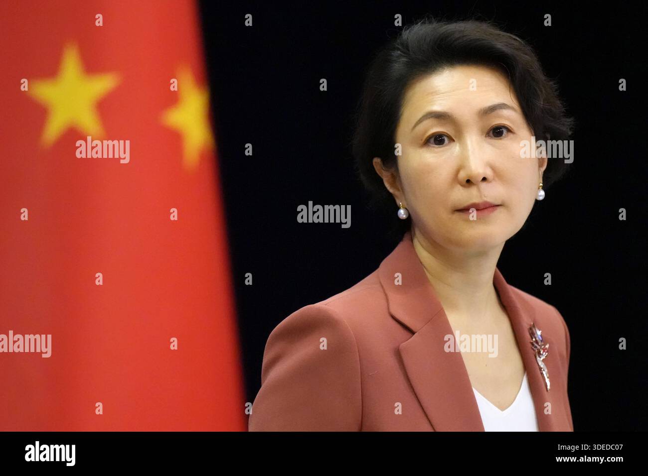 Chinese Foreign Ministry spokeswoman Mao Ning holds a press conference ...