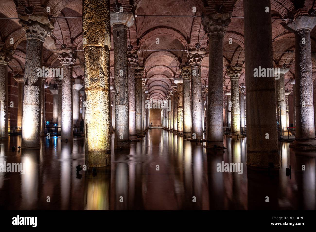The Basilica Cistern, or Cisterna Basilica, is the largest of several ...