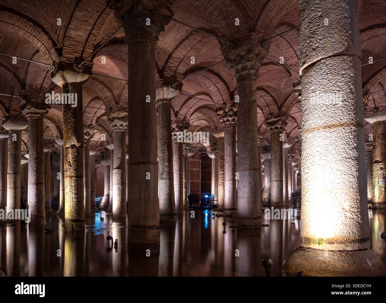 The Basilica Cistern, or Cisterna Basilica, is the largest of several ...
