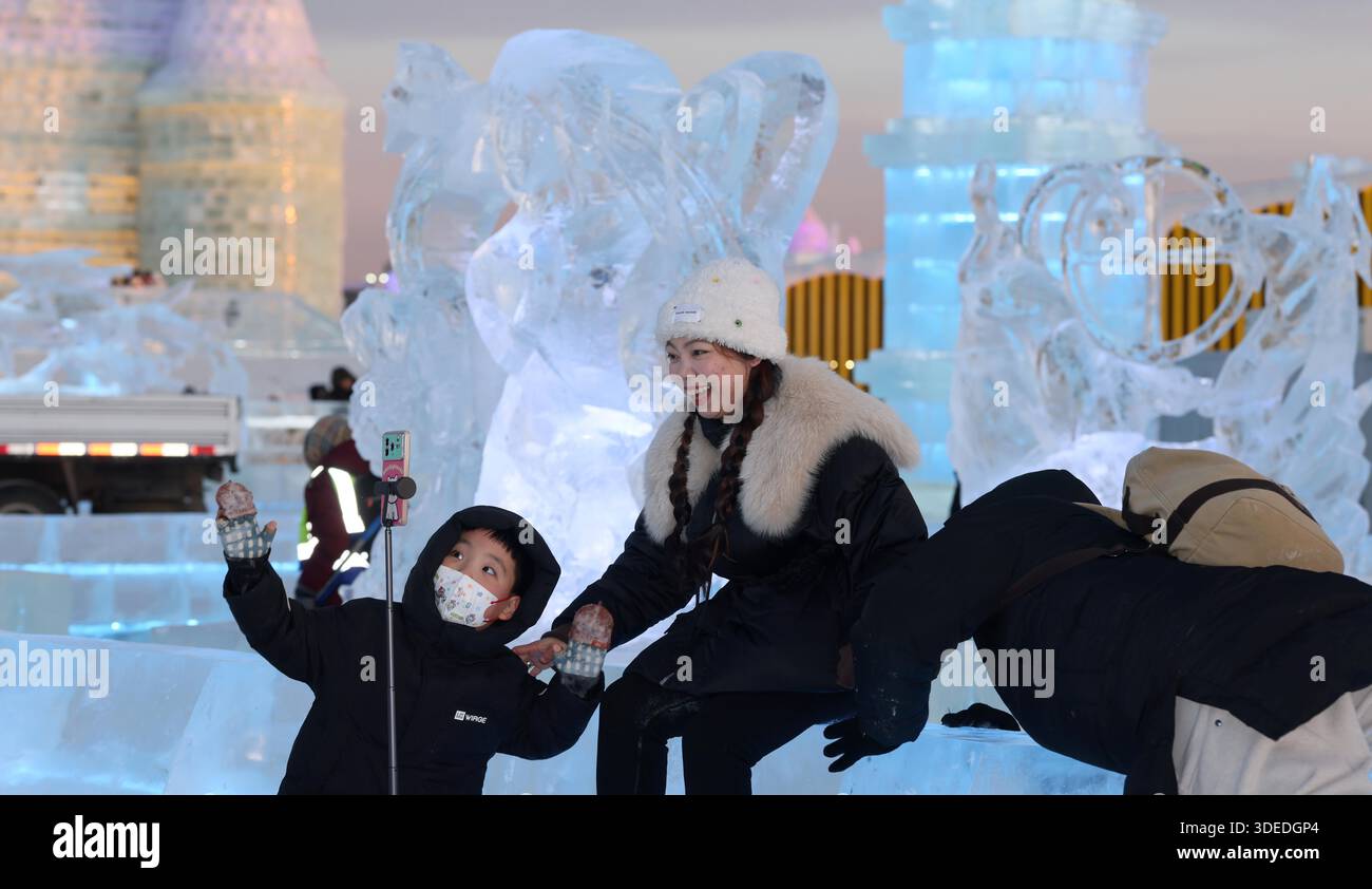 Artists from 12 countries showcase their ice sculptures at the 37th ...