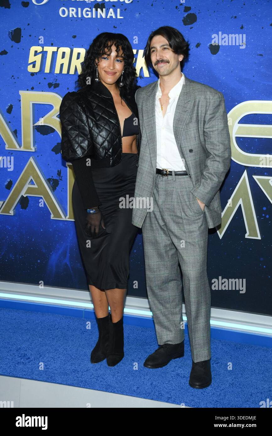 Tawny Newsome and Nate Urbansky attend the "Star Trek: Starfleet ...